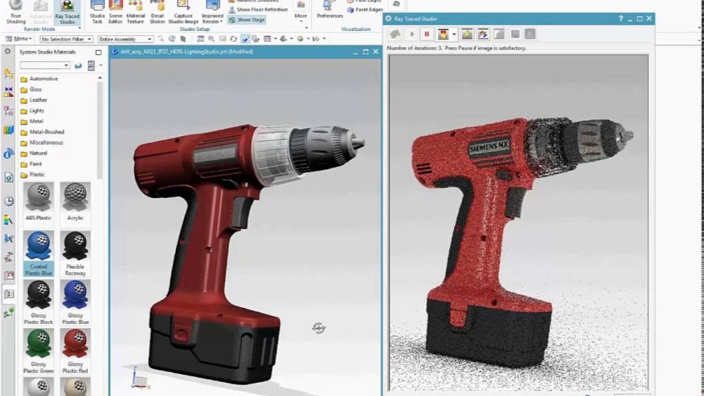 Come funziona NX Render di Siemens per il rendering - ATS Team3D